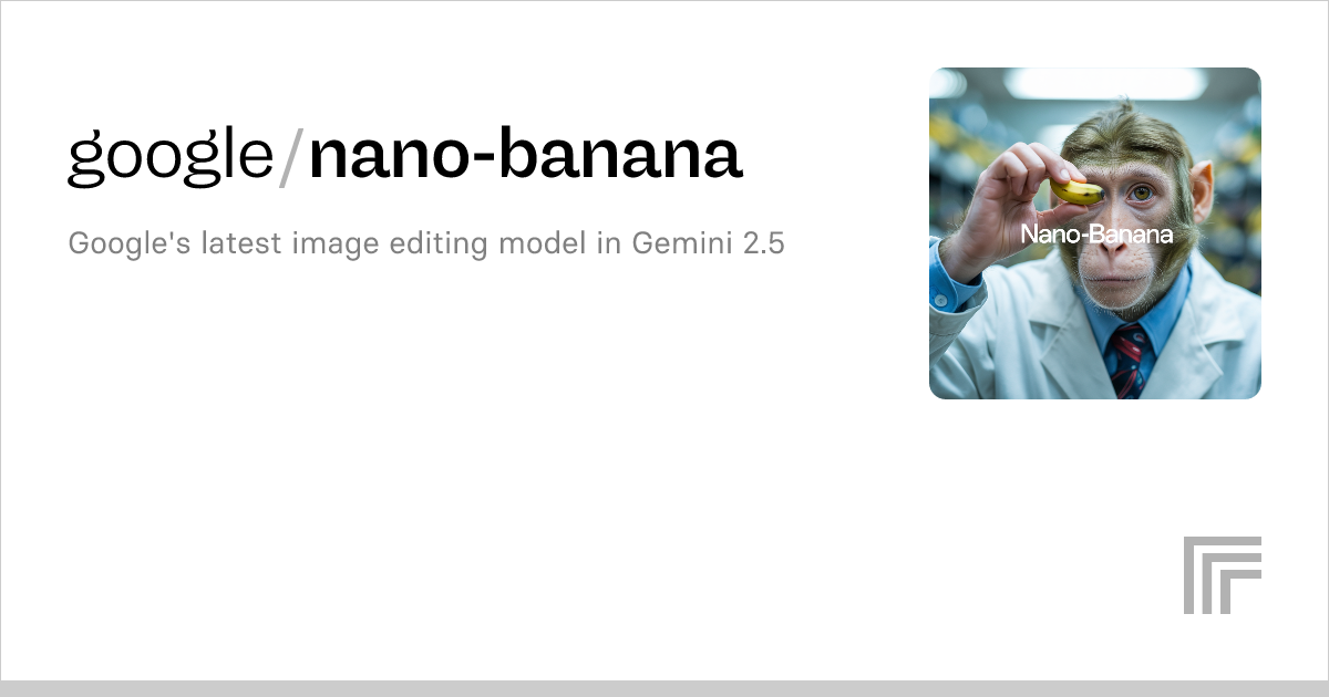 Nano Banana | Google | Image Editing | API reference