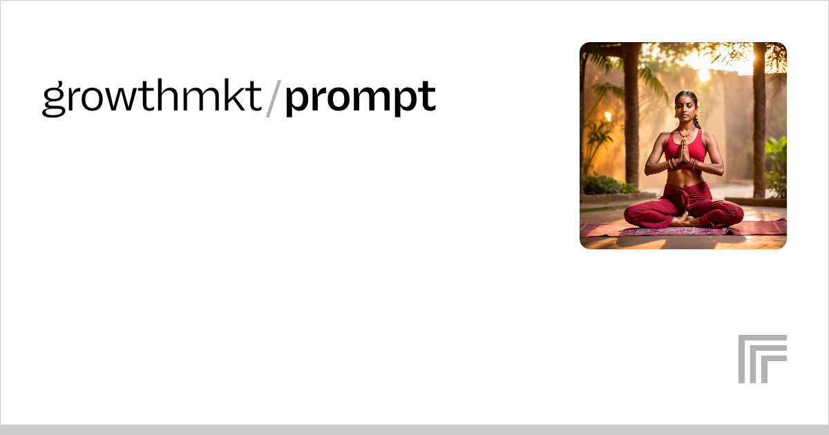 growthmkt/prompt | Run with an API on Replicate