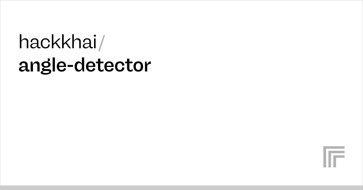 Examples – hackkhai/angle-detector – Replicate