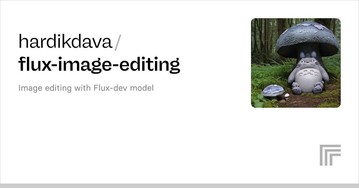 hardikdava/flux-image-editing | Run with an API on Replicate