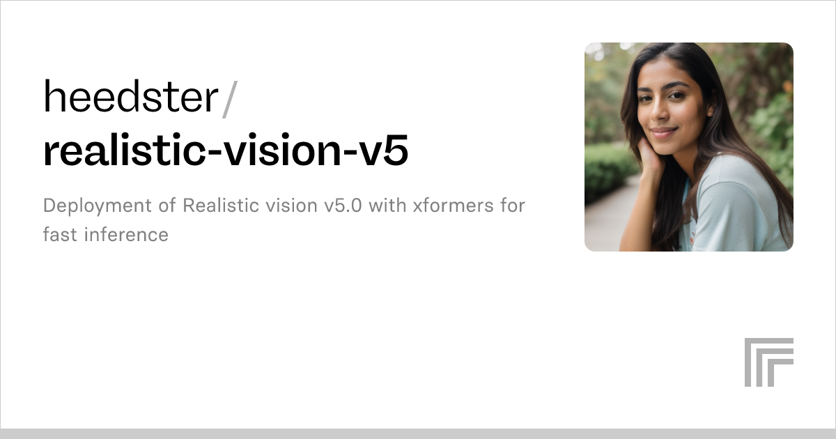 heedster/realistic-vision-v5 – API reference heedster/realistic-vision-v5 – API reference