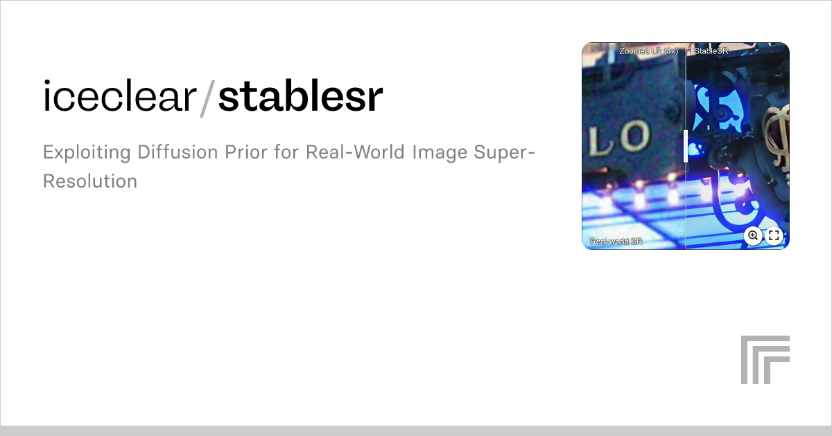 iceclear/stablesr | API reference