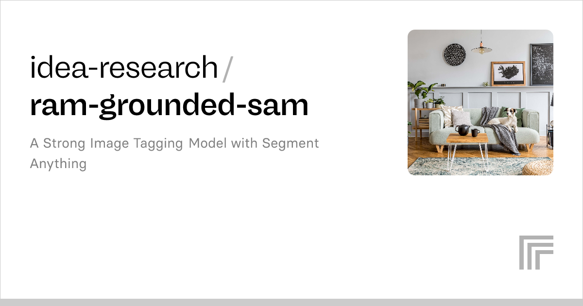 idea-research/ram-grounded-sam – Run with an API on Replicate idea-research/ram-grounded-sam – Run with an API on Replicate