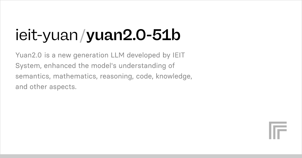 ieit-yuan/yuan2.0-51b – Run with an API on Replicate