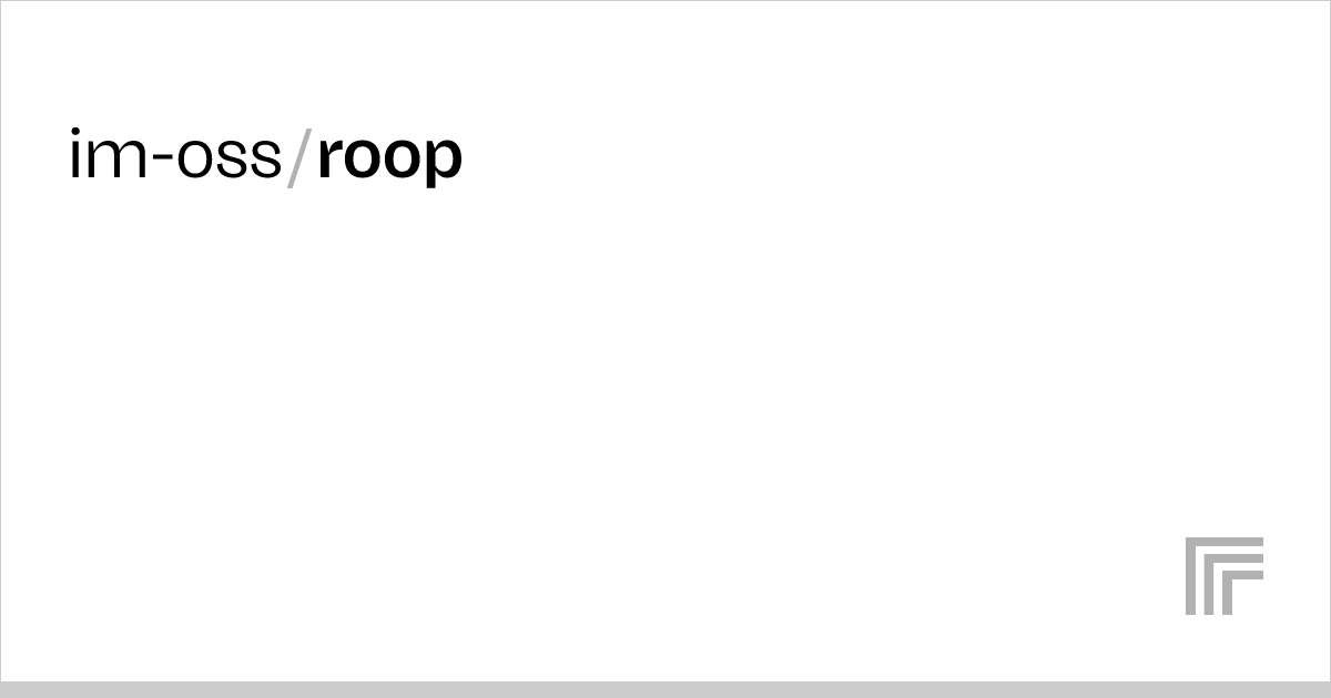 im-oss/roop – Run with an API on Replicate