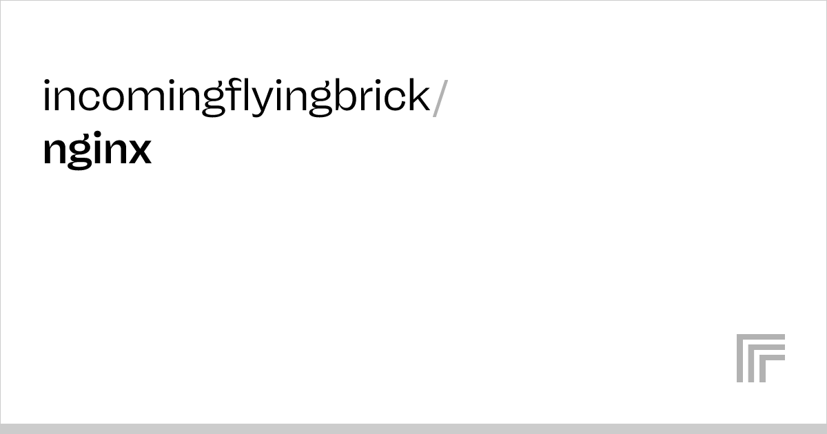 Examples Incomingflyingbricknginx Replicate