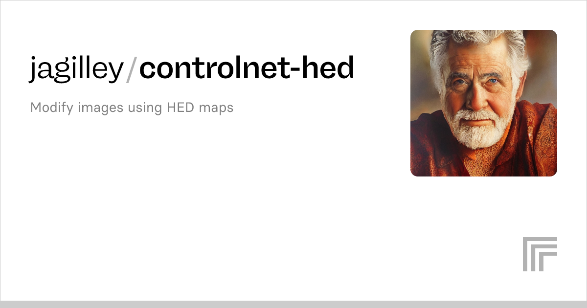 Jagilley Controlnet Hed Run With An Api On Replicate