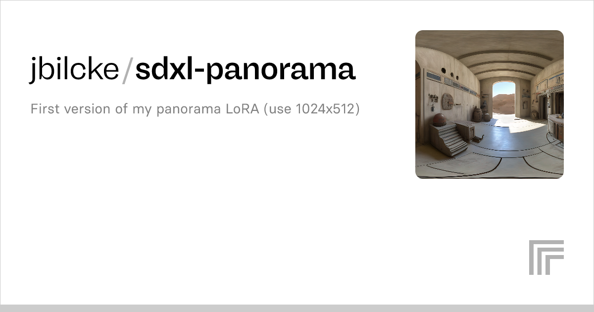 Examples – jbilcke/sdxl-panorama | Replicate