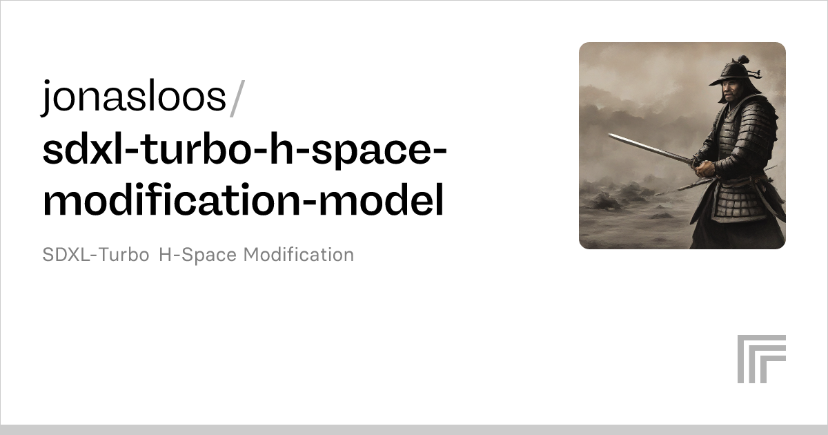 jonasloos/sdxl-turbo-h-space-modification-model – Run with an API on ...