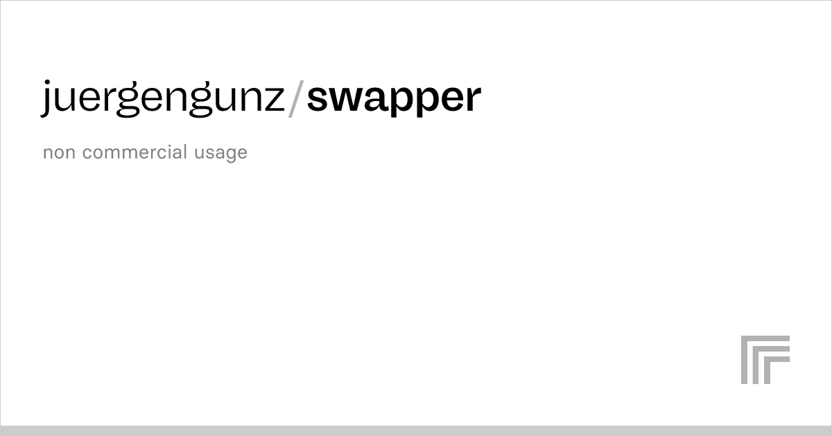 Examples – juergengunz/swapper | Replicate