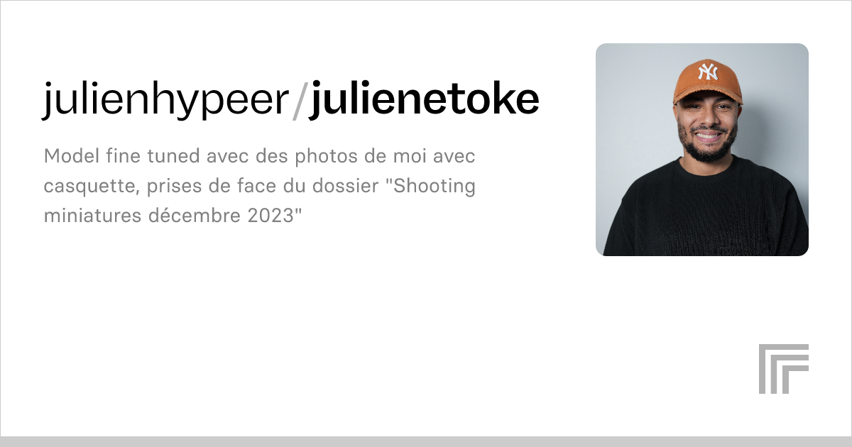 julienhypeer/julienetoke | Run with an API on Replicate