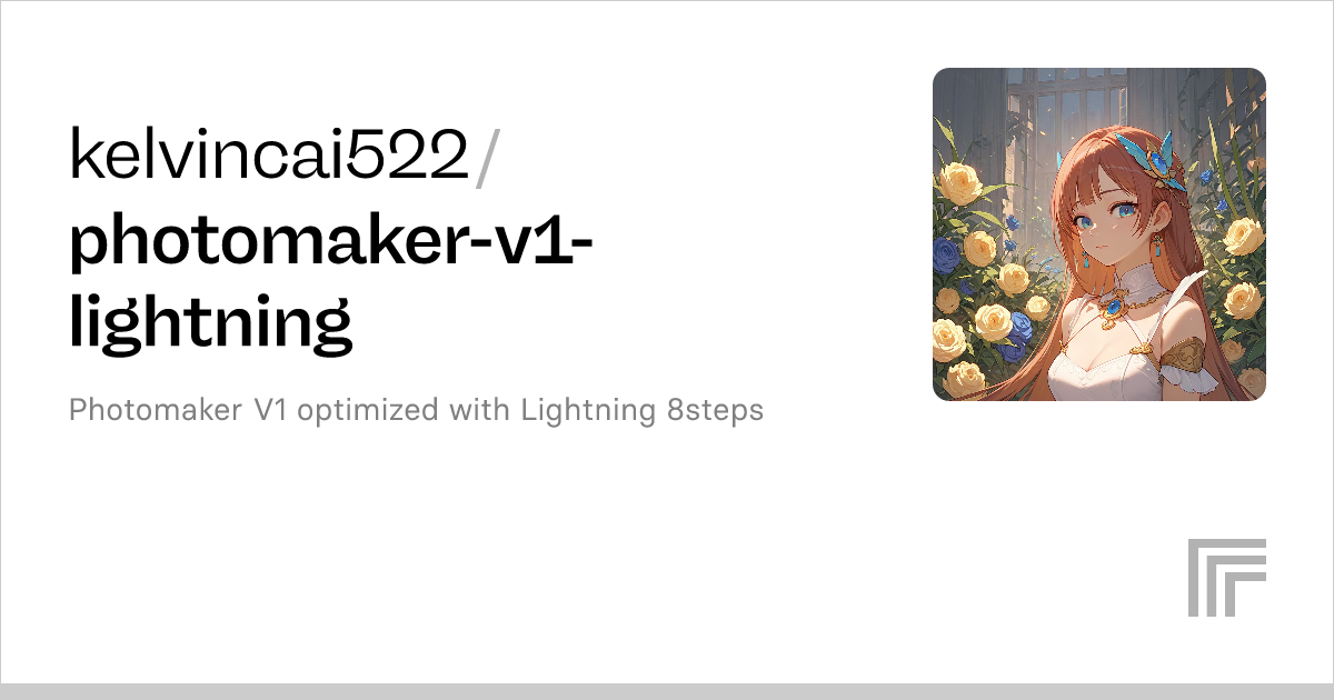kelvincai522/photomaker-v1-lightning | Run with an API on Replicate