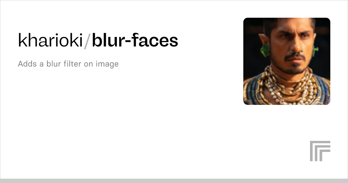 Examples – kharioki/blur-faces – Replicate