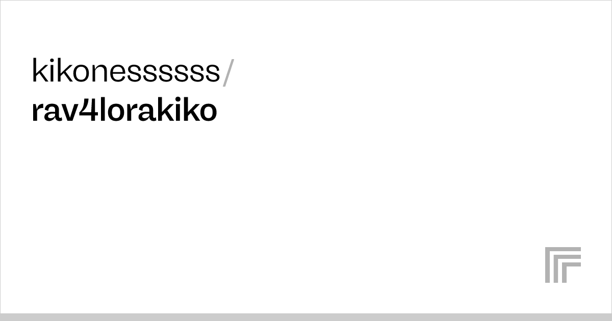 Examples – kikonessssss/rav4lorakiko – Replicate