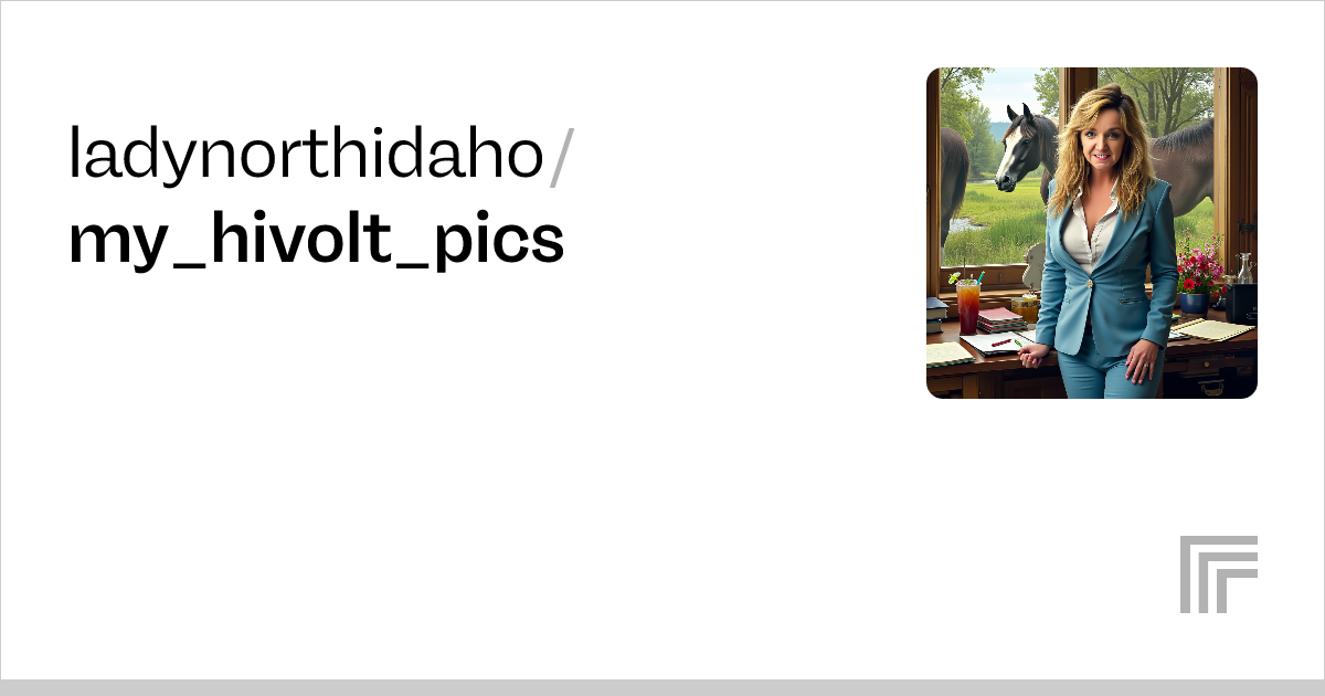 Examples – ladynorthidaho/my_hivolt_pics – Replicate