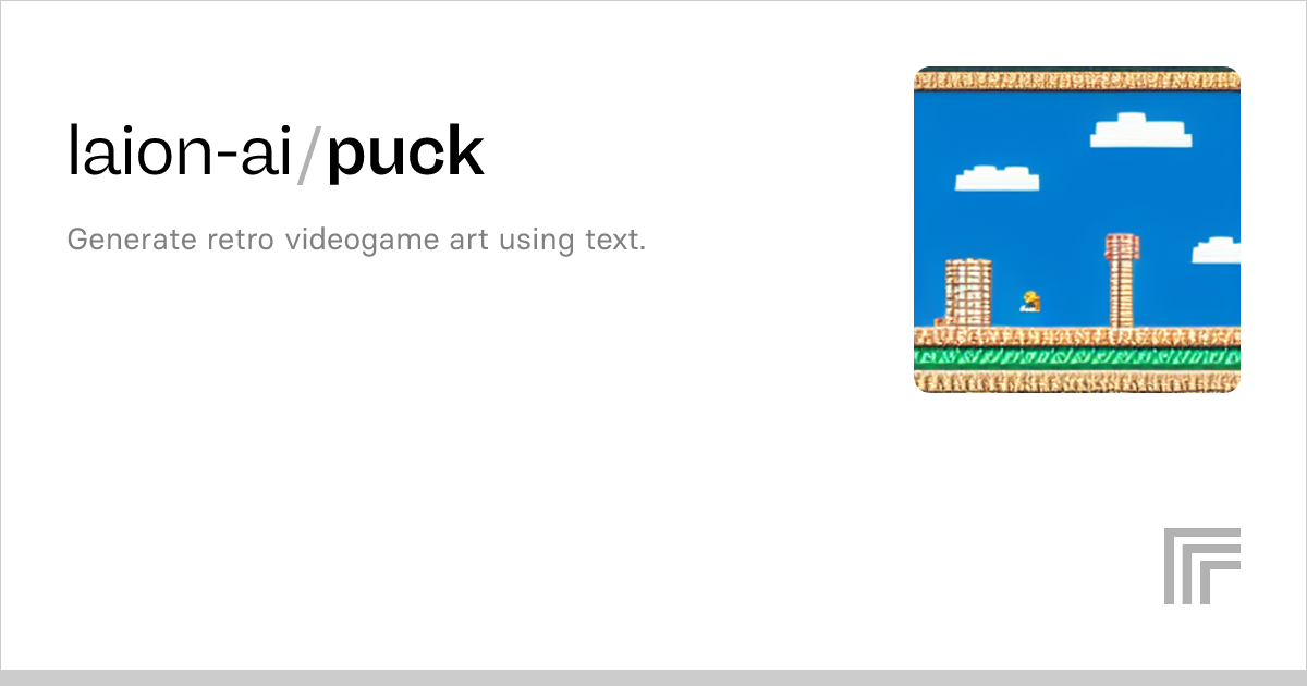 laion-ai/puck | Run with an API on Replicate