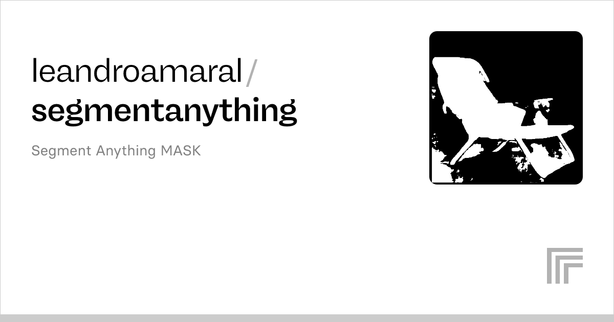 Leandroamaralsegmentanything Run With An Api On Replicate 0105