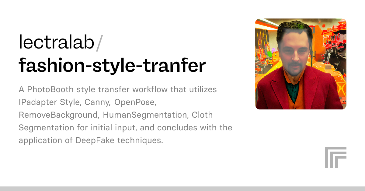 Lectralabfashion Style Tranfer Run With An Api On Replicate