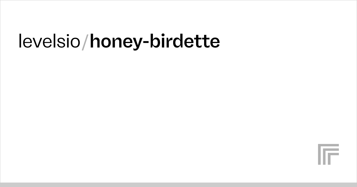 levelsio/honey-birdette | API reference