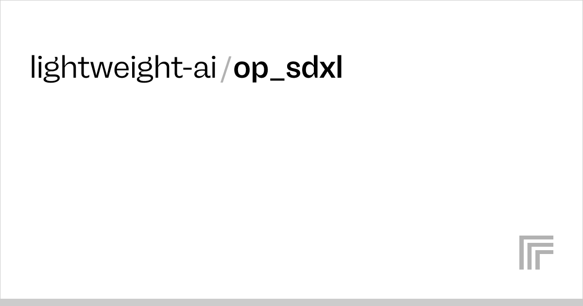 Examples – lightweight-ai/op_sdxl – Replicate