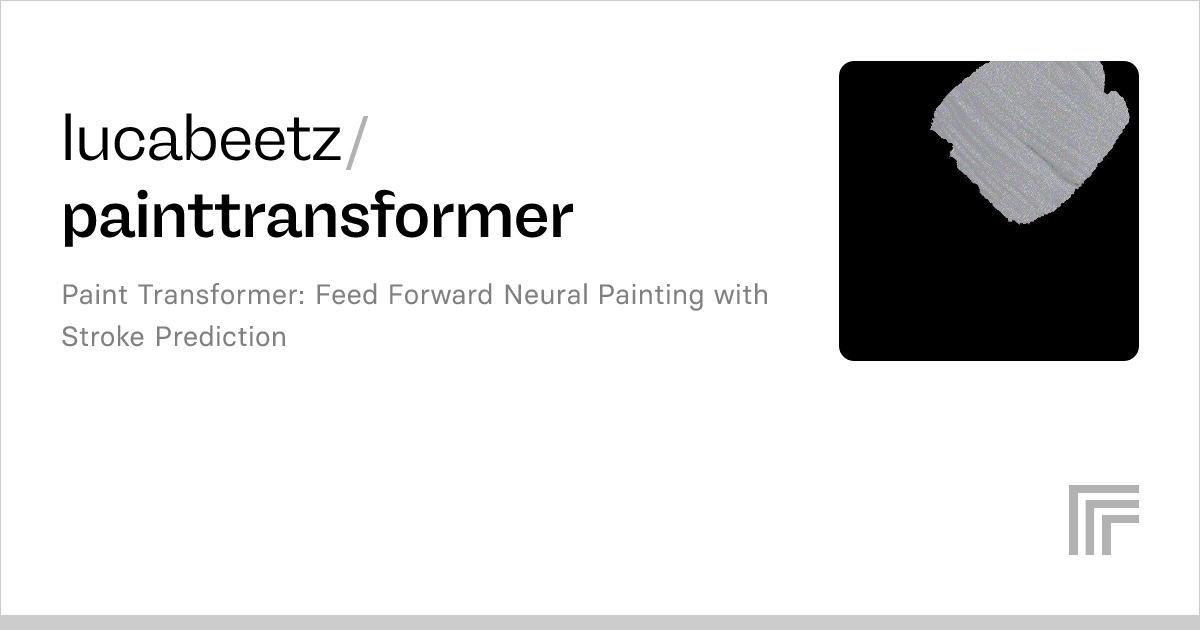 lucabeetz/painttransformer | API reference
