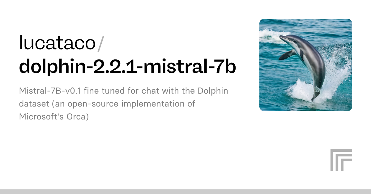 Examples – lucataco/dolphin-2.2.1-mistral-7b – Replicate Examples – lucataco/dolphin-2.2.1-mistral-7b – Replicate