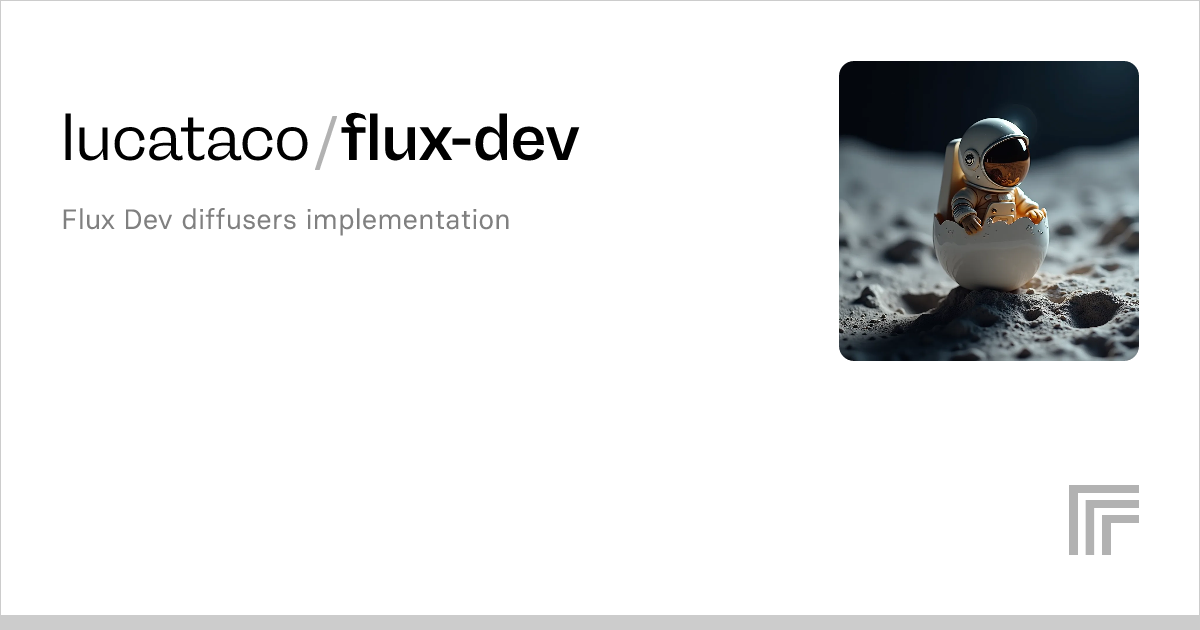 lucataco/flux-dev – Run with an API on Replicate lucataco/flux-dev – Run with an API on Replicate