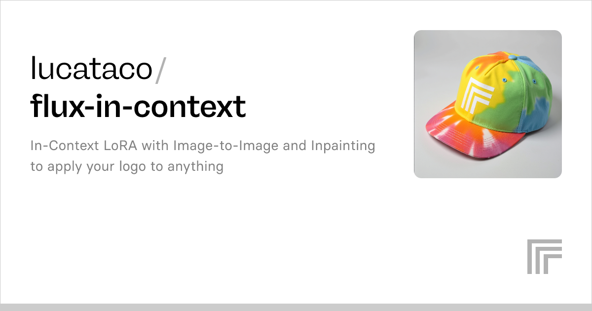 lucataco/flux-in-context | Run with an API on Replicate