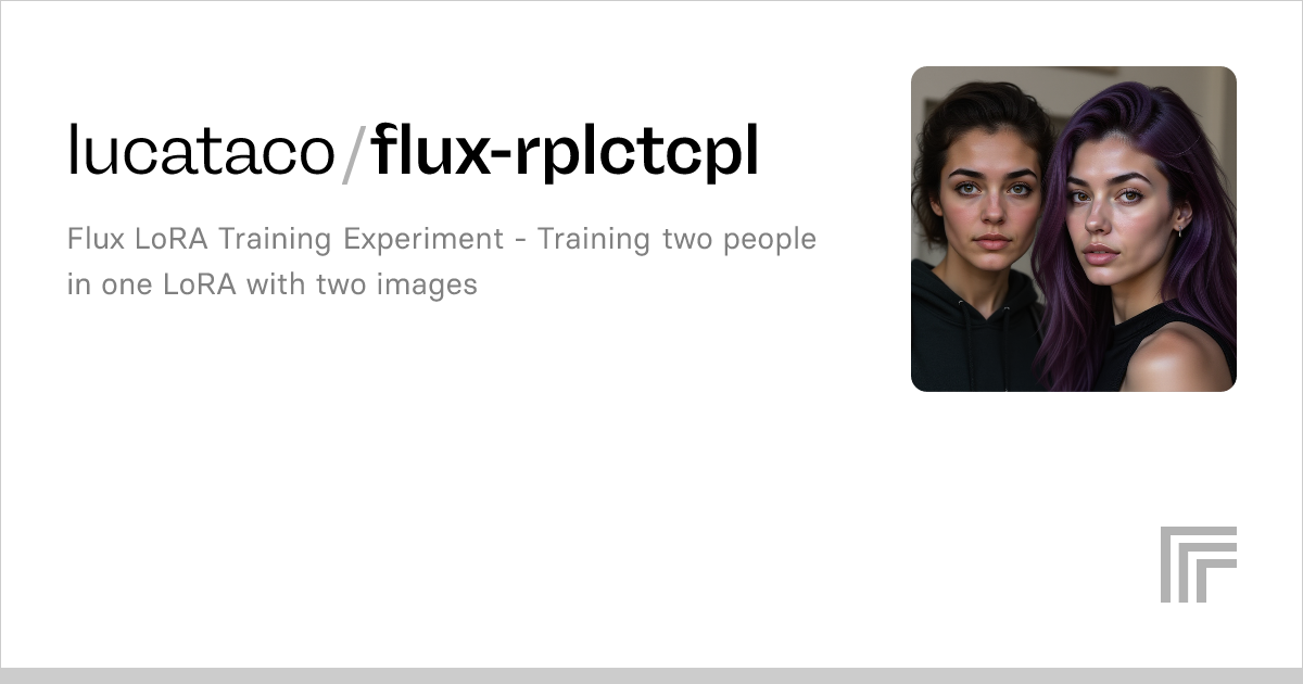 lucataco/flux-rplctcpl | Run with an API on Replicate