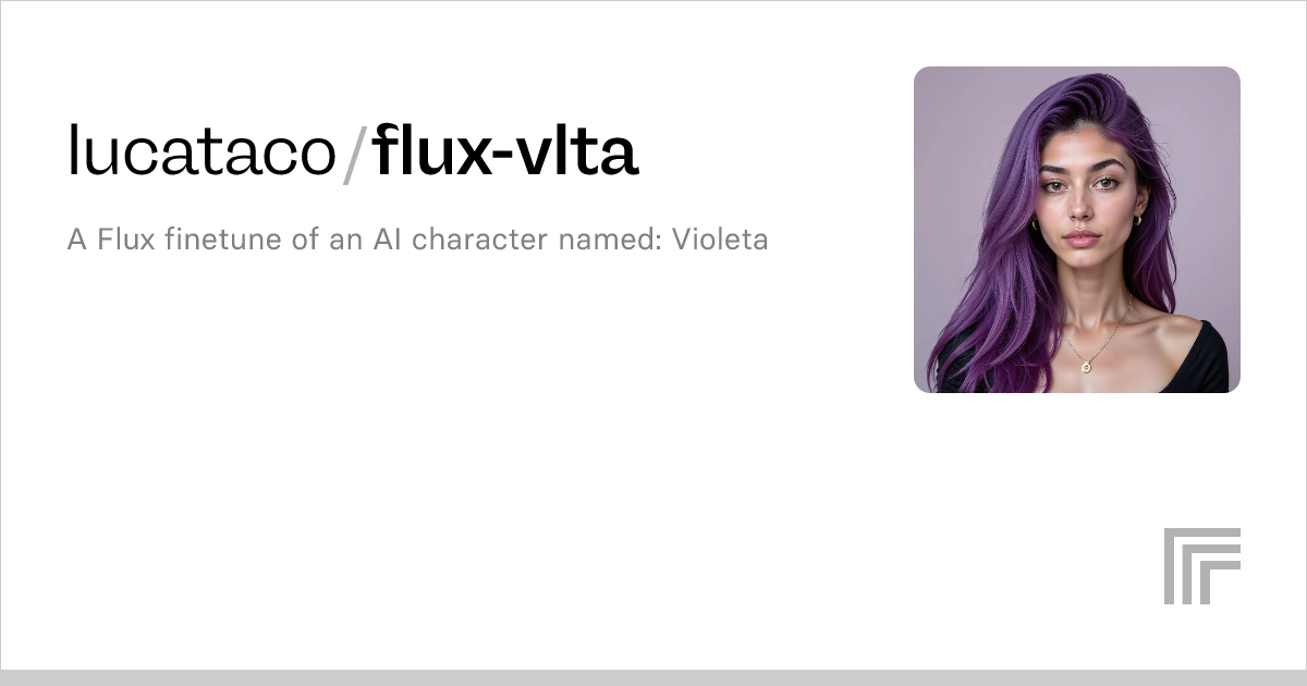 lucataco/flux-vlta | Run with an API on Replicate lucataco/flux-vlta | Run with an API on Replicate