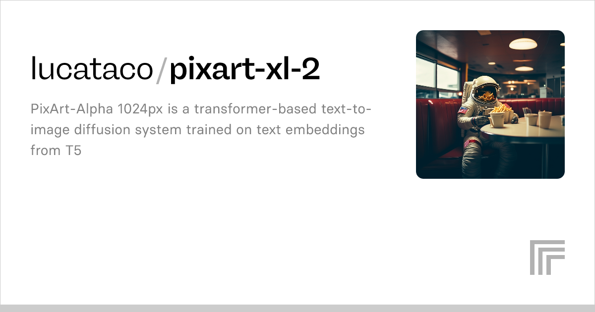 lucataco/pixart-xl-2 | Run with an API on Replicate