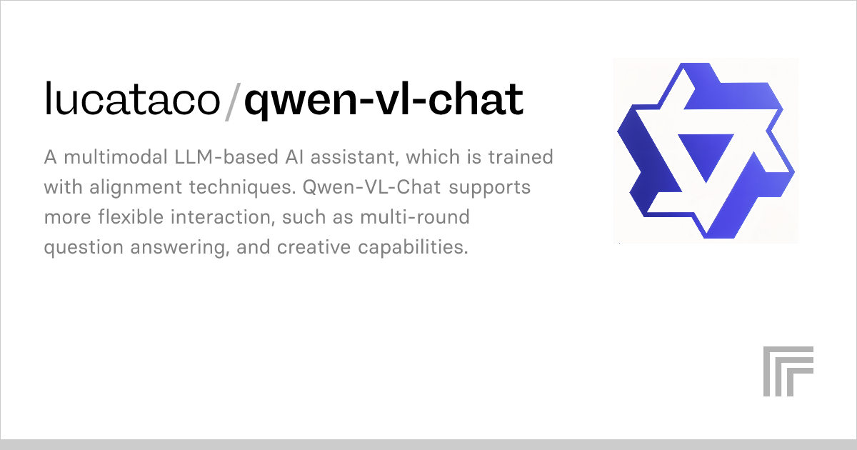 lucataco/qwen-vl-chat | Run with an API on Replicate