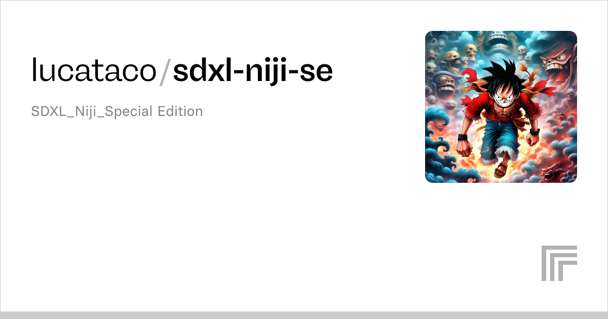 lucataco/sdxl-niji-se | Run with an API on Replicate