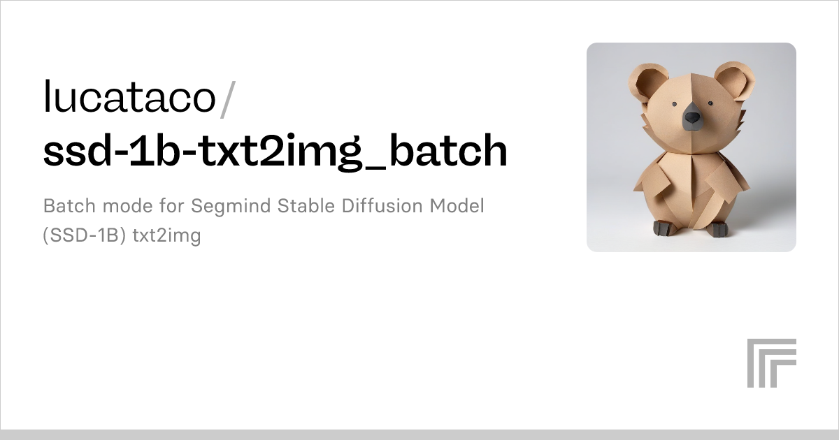 Lucatacossd 1b Txt2imgbatch Run With An Api On Replicate 1881