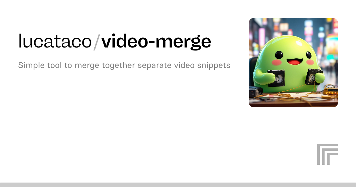 lucataco/video-merge | Run with an API on Replicate