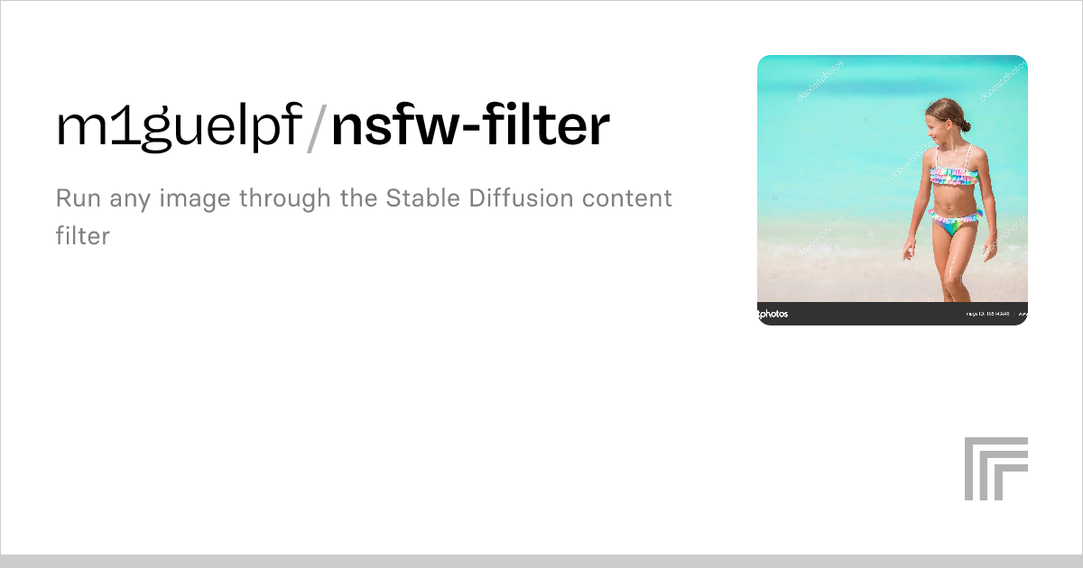 m1guelpf/nsfw-filter | Run with an API on Replicate