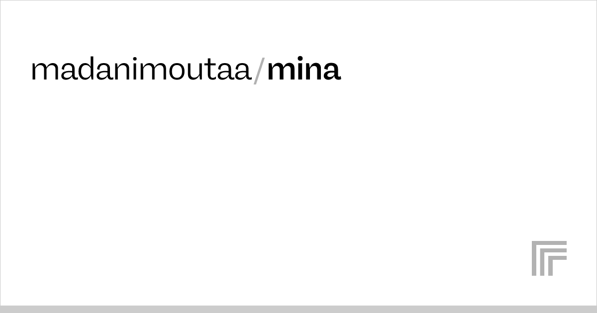 Examples – madanimoutaa/mina – Replicate