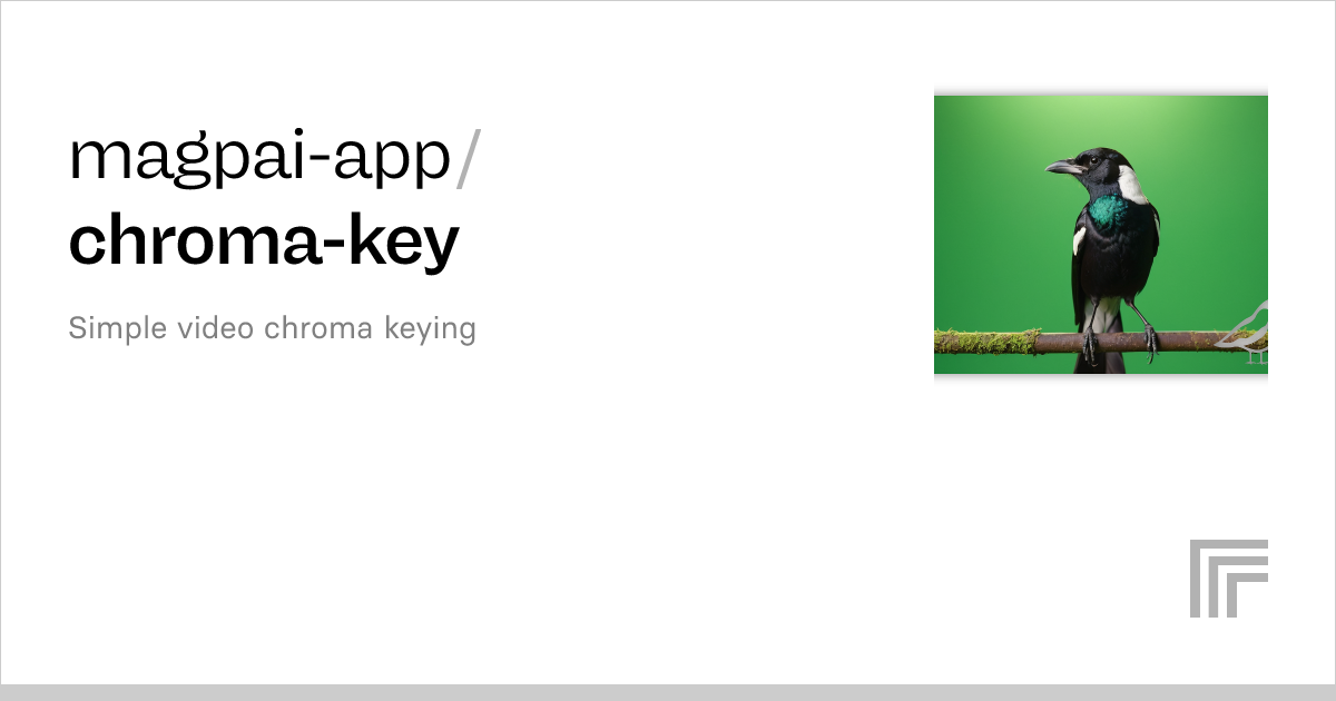 magpai-app/chroma-key – Run with an API on Replicate