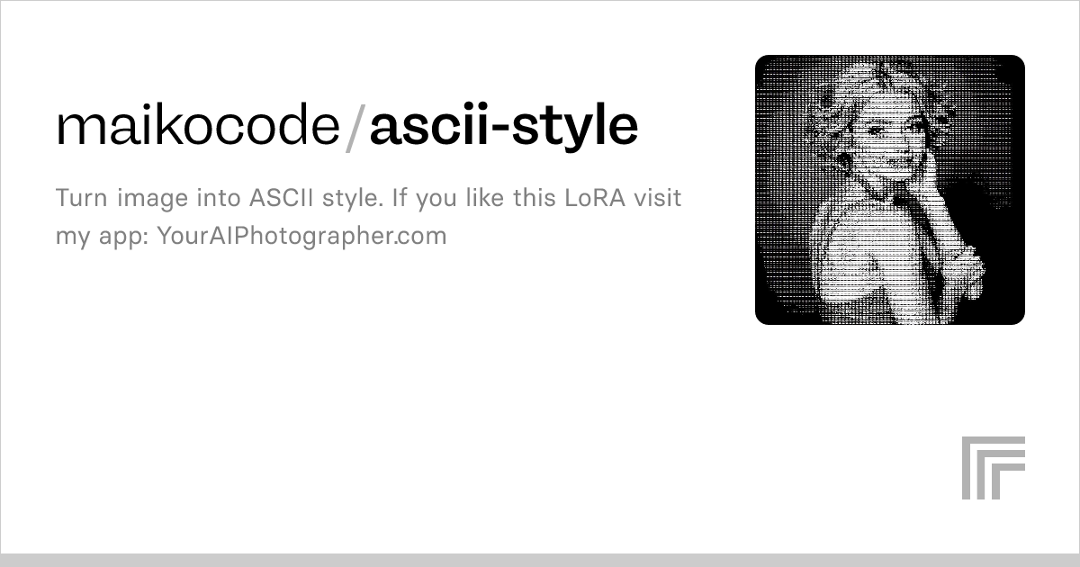Examples – maikocode/ascii-style | Replicate