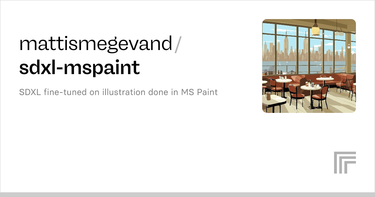 Examples – mattismegevand/sdxl-mspaint | Replicate Examples – mattismegevand/sdxl-mspaint | Replicate