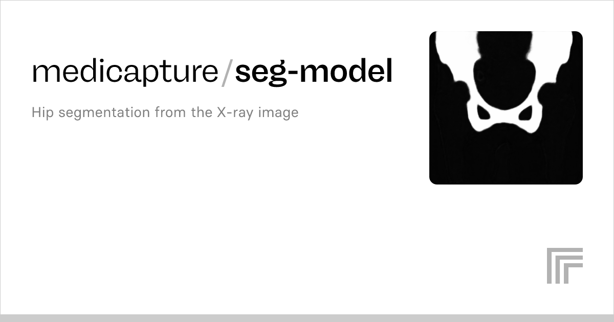 medicapture/seg-model | Run with an API on Replicate