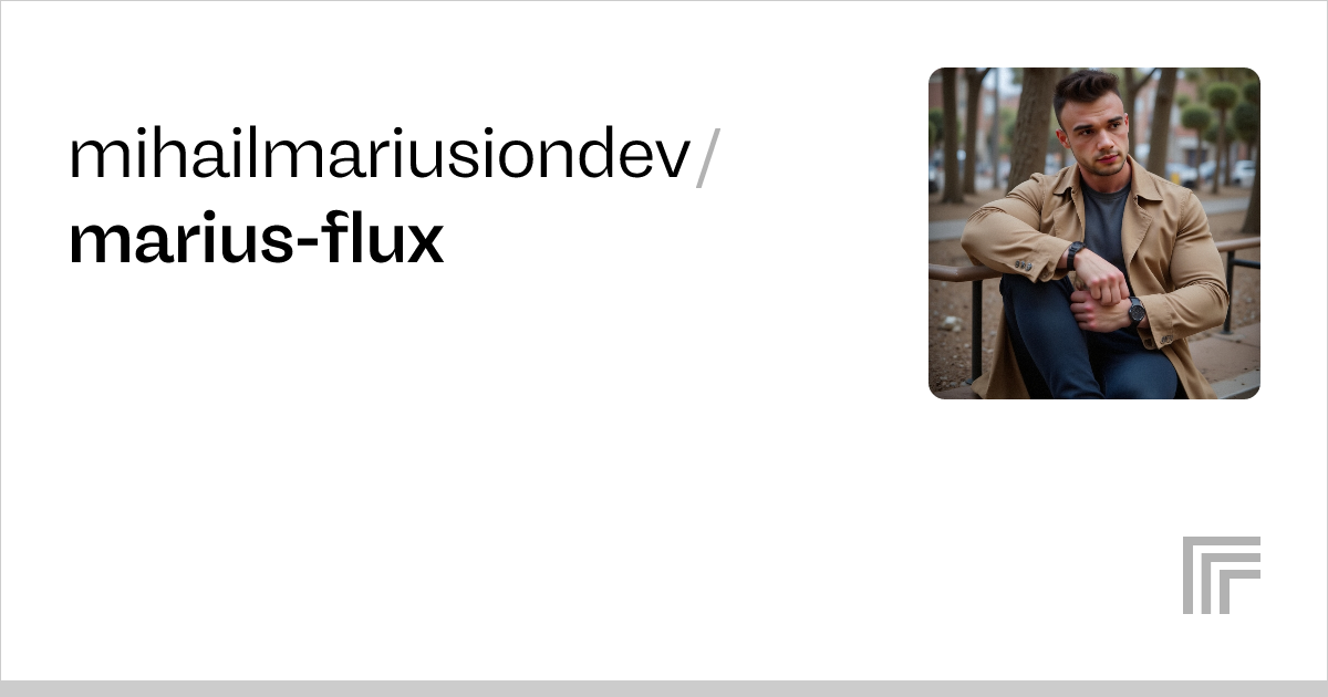mihailmariusiondev/marius-flux | Run with an API on Replicate
