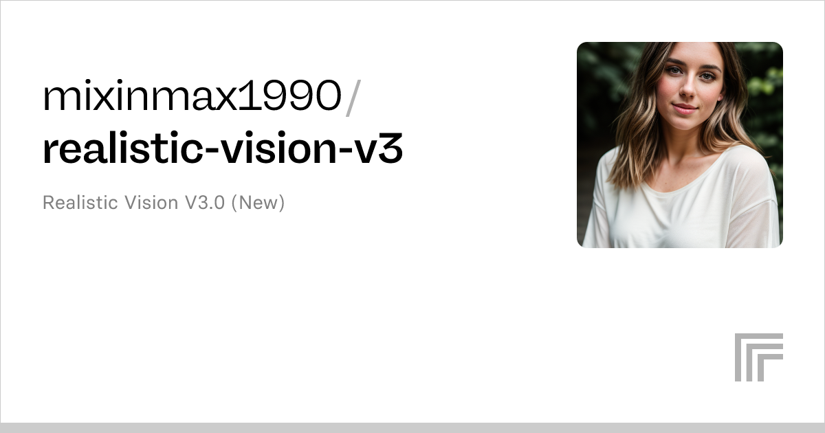 mixinmax1990/realistic-vision-v3 | Run with an API on Replicate