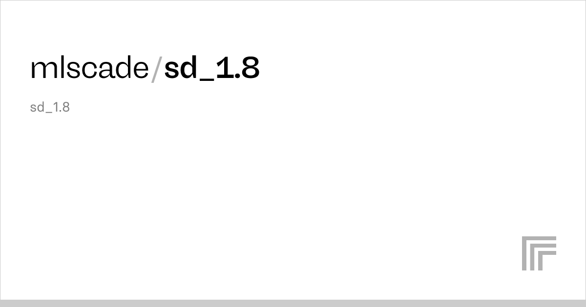 Examples – mlscade/sd_1.8 – Replicate