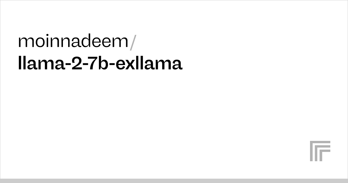 Train – moinnadeem/llama-2-7b-exllama:ba055077 – Replicate