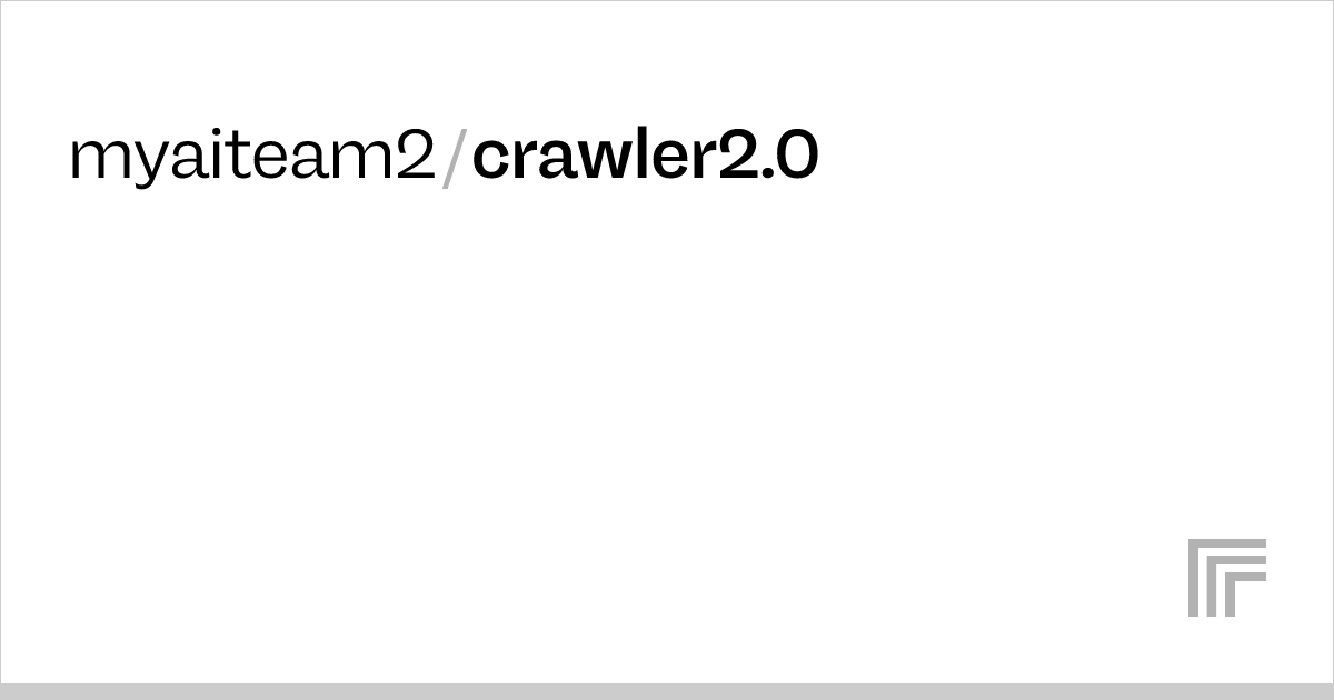 Examples – myaiteam2/crawler2.0 – Replicate