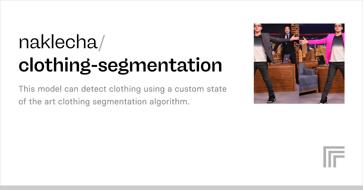 Naklecha Clothing Segmentation Run With An Api On Replicate