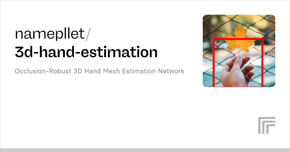 Examples – namepllet/3d-hand-estimation – Replicate