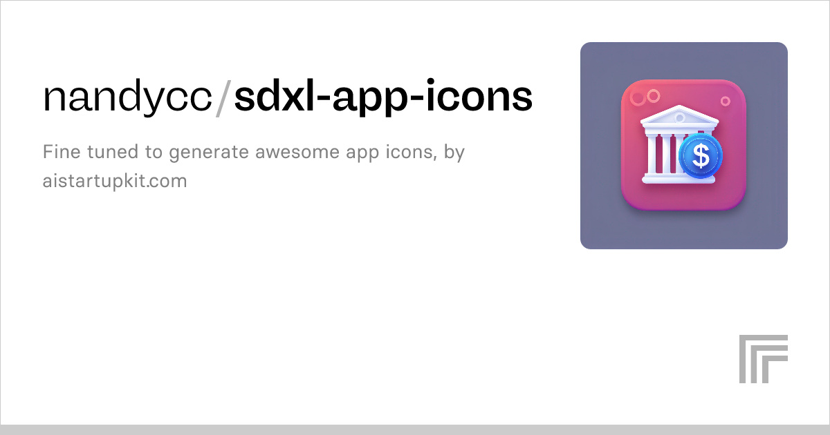 Examples – nandycc/sdxl-app-icons | Replicate
