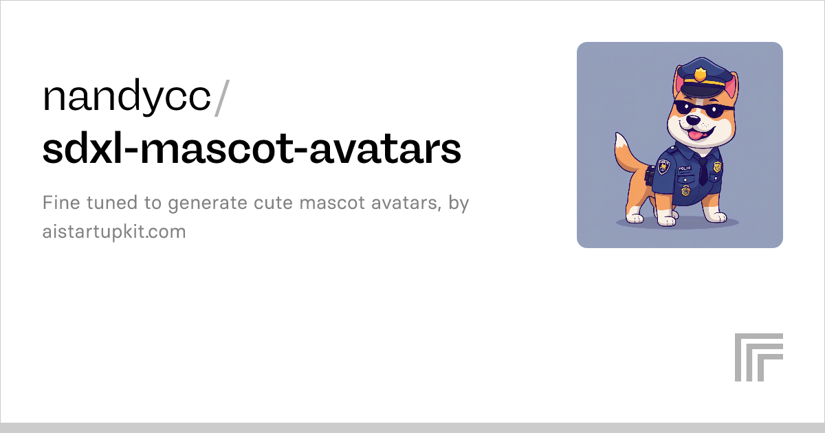 Examples – nandycc/sdxl-mascot-avatars | Replicate